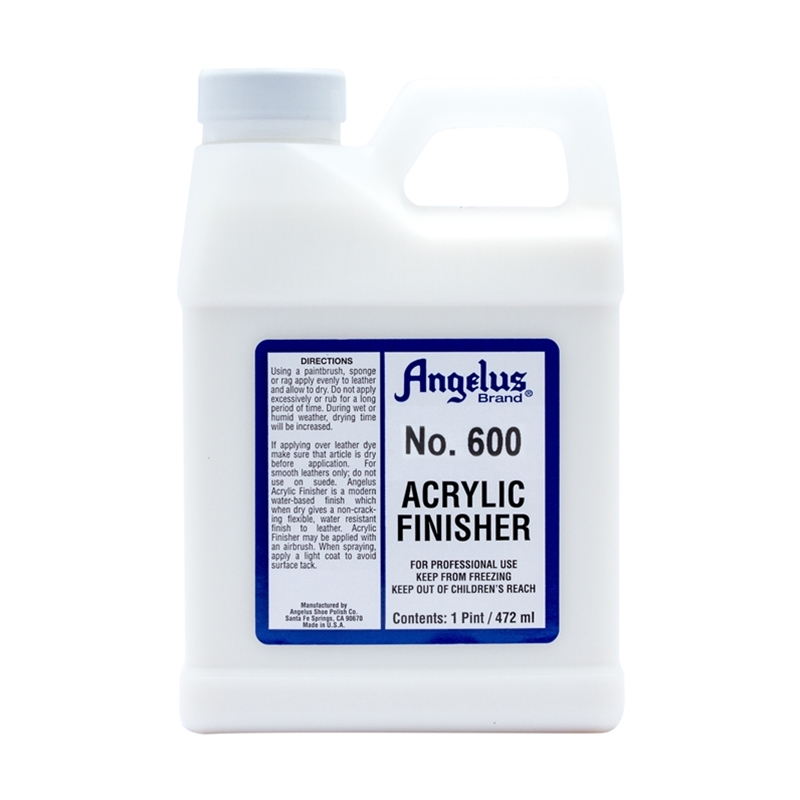 Angelus Acrylic Finisher 600 Gloss Finish. 1 Pint/473ml - Vibram Academy